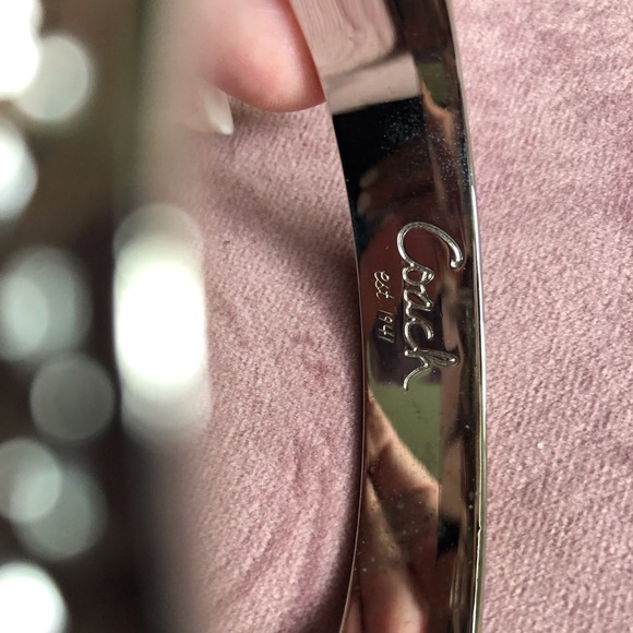 Coach | Jewelry | Coach Silver Bangle Bracelet | Poshmark